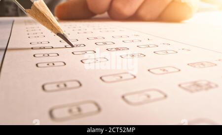 Correct Answer On A Test