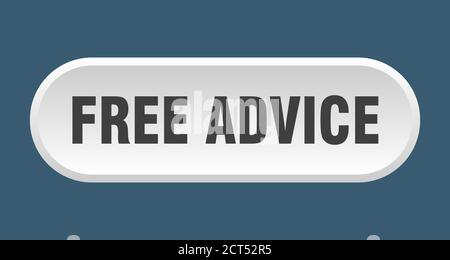 free advice button. rounded sign isolated on white background Stock ...
