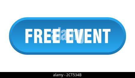 free event button. rounded sign isolated on white background Stock ...