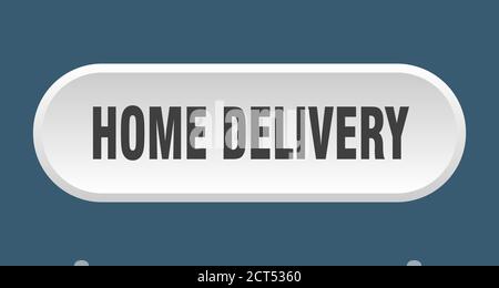 home delivery button. rounded sign isolated on white background Stock ...