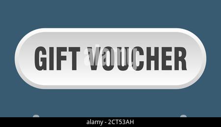 gift voucher button. rounded sign isolated on white background Stock ...