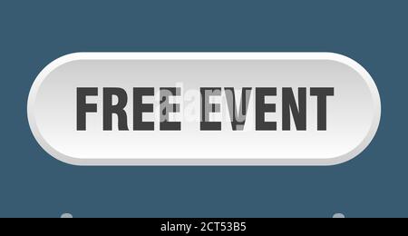 free event button. rounded sign isolated on white background Stock ...