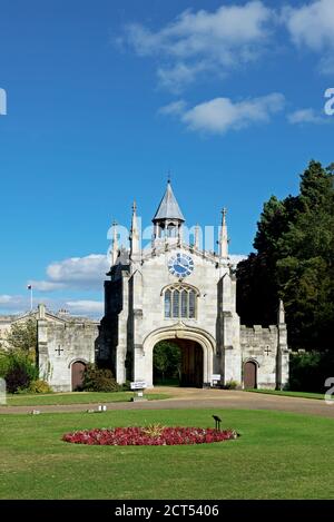 The gatehouse of Bishopthorpe Palace, the residence of the Archbishop ...