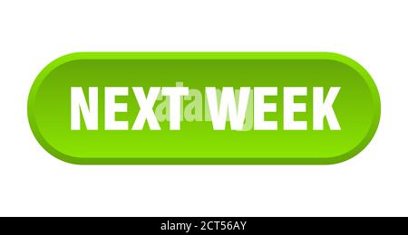 next week button. rounded sign isolated on white background Stock ...