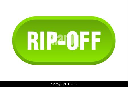 rip-off button. rounded sign isolated on white background Stock Vector ...