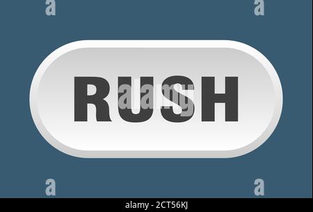 rush button. rounded sign isolated on white background Stock Vector Image & Art - Alamy