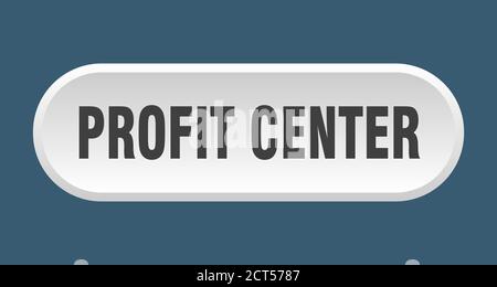 profit center button. rounded sign isolated on white background Stock ...