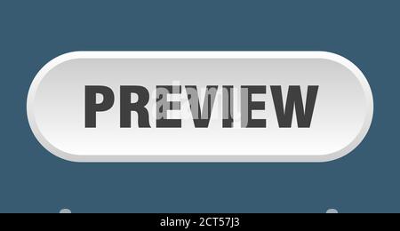 preview button. rounded sign isolated on white background Stock Vector ...