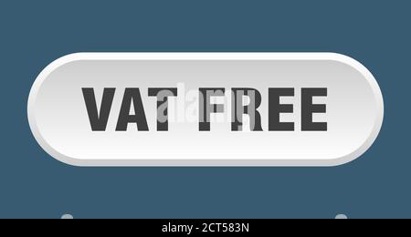vat free button. rounded sign isolated on white background Stock Vector ...