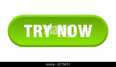 try it now button. rounded sign isolated on white background Stock ...