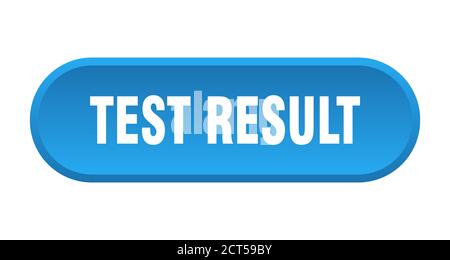 test result button. rounded sign isolated on white background Stock ...