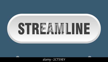 streamline button. rounded sign isolated on white background Stock Vector Image & Art - Alamy