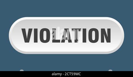 violation button. rounded sign isolated on white background Stock ...