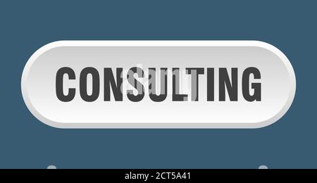 consulting button. rounded sign isolated on white background Stock ...