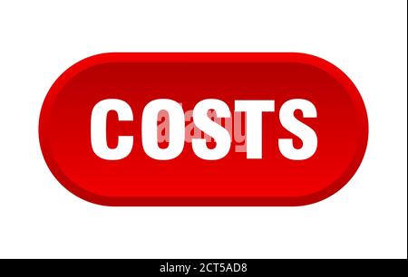 costs button. rounded sign isolated on white background Stock Vector ...