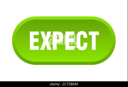 expect button. rounded sign isolated on white background Stock Vector Image & Art - Alamy