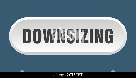 downsizing button. rounded sign isolated on white background Stock Vector Image & Art - Alamy