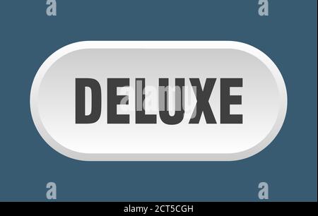 deluxe button. rounded sign isolated on white background Stock Vector Image & Art - Alamy