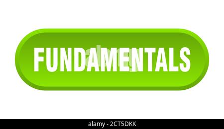 fundamentals button. rounded sign isolated on white background Stock ...