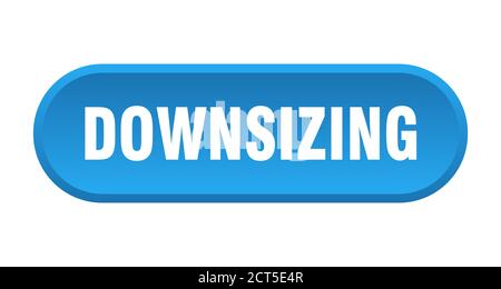 downsizing button. rounded sign isolated on white background Stock Vector Image & Art - Alamy
