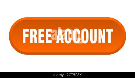 free account button. rounded sign isolated on white background Stock ...