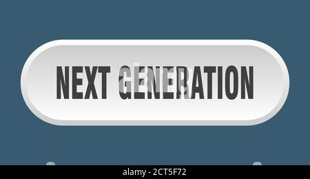 next generation button. rounded sign isolated on white background Stock ...