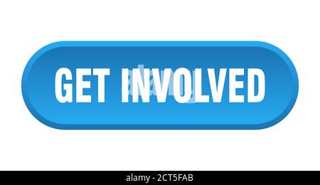 get involved button. rounded sign isolated on white background Stock ...