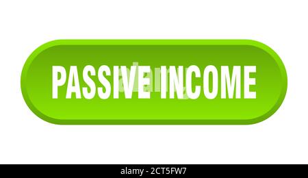 passive income button. rounded sign isolated on white background Stock ...