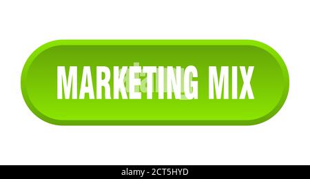 marketing mix button. rounded sign isolated on white background Stock ...