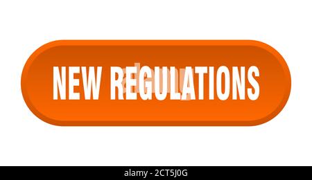 new regulations button. rounded sign isolated on white background Stock Vector Image & Art - Alamy