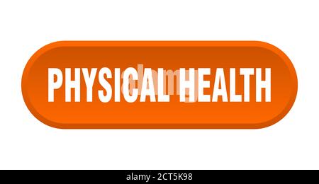 physical health button. rounded sign isolated on white background Stock ...