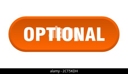 optional button. rounded sign isolated on white background Stock Vector ...