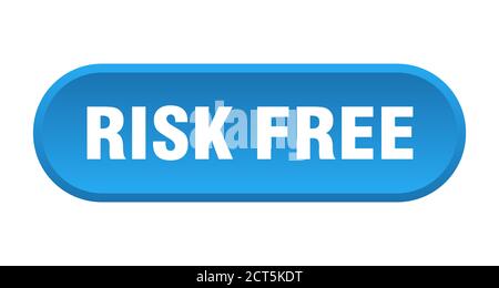 risk free button. rounded sign isolated on white background Stock ...