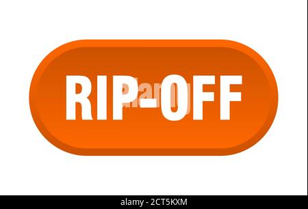 rip-off button. rounded sign isolated on white background Stock Vector ...