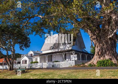 Russell Police Station, Bay of Islands, New Zealand Stock Photo - Alamy