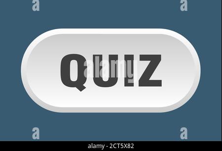 quiz button. rounded sign isolated on white background Stock Vector ...