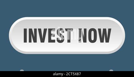 invest now button. rounded sign isolated on white background Stock ...