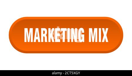 marketing mix button. rounded sign isolated on white background Stock ...