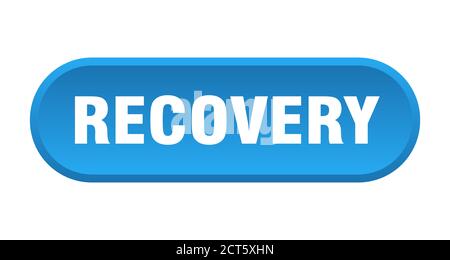 recovery button. rounded sign isolated on white background Stock Vector ...
