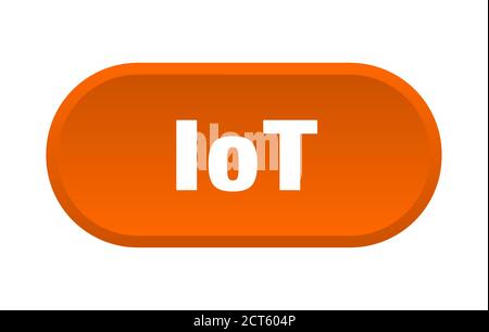 iot button. rounded sign isolated on white background Stock Vector Image & Art - Alamy