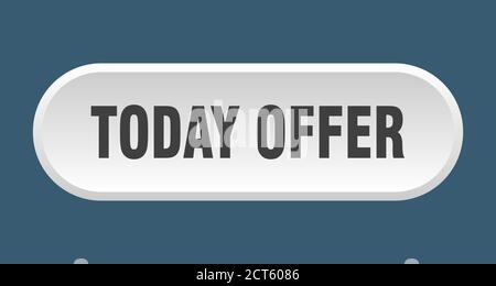 today offer button. rounded sign isolated on white background Stock ...