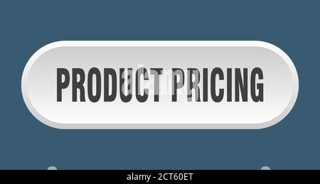 product pricing button. rounded sign isolated on white background Stock ...