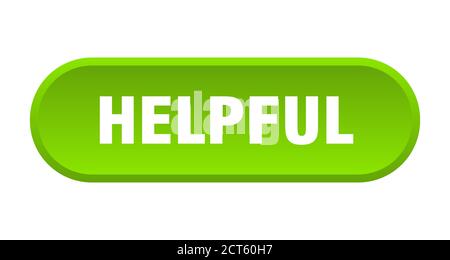 helpful button. rounded sign isolated on white background Stock Vector ...