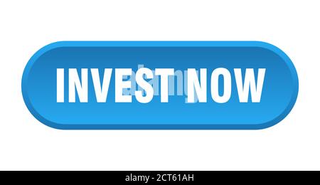 invest now button. rounded sign isolated on white background Stock ...