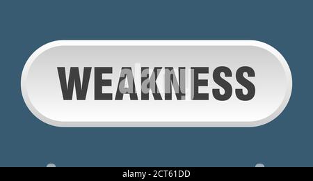 weakness button. rounded sign isolated on white background Stock Vector ...
