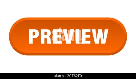 preview button. rounded sign isolated on white background Stock Vector ...
