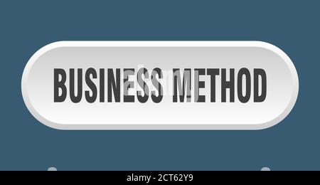 business method button. rounded sign isolated on white background Stock ...