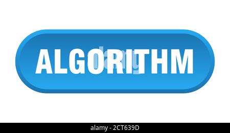 algorithm button. rounded sign isolated on white background Stock Vector Image & Art - Alamy