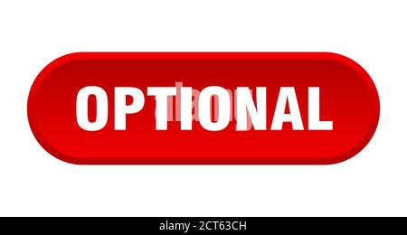 optional button. rounded sign isolated on white background Stock Vector ...