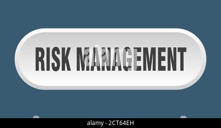 risk management button. rounded sign isolated on white background Stock ...